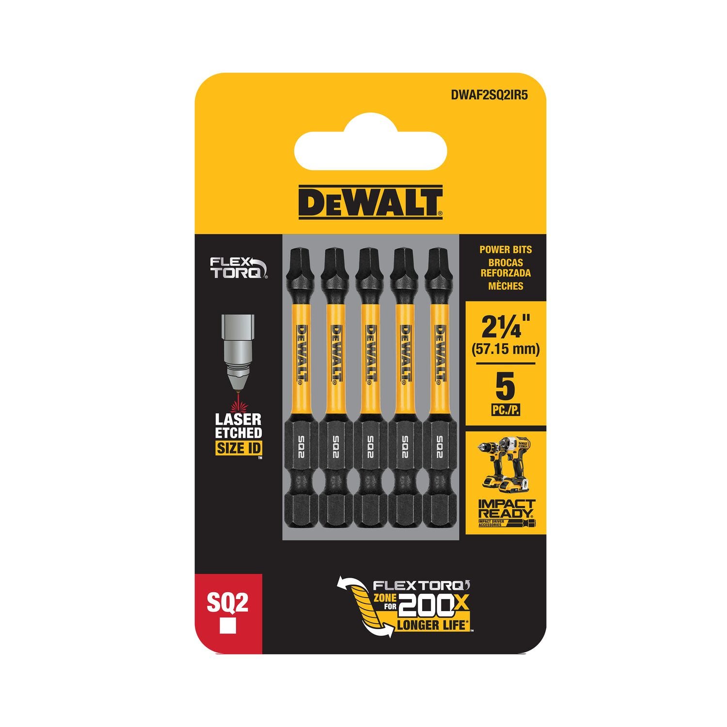 Dewalt sq2 bit store